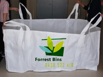 China 4 banden Super Sack Bulk Bag U-paneel Bouwafval Skip Bag Te koop