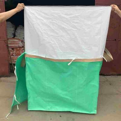 Китай скип 3yard 100gsm ненужный кладет 12x12 в мешки напудренная сумка скипа 1 тонны для нагружать раздробленный продается