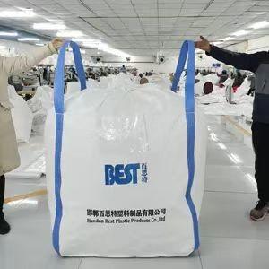 中国 ポリプロピレン Pp によって編まれる使用された FIBC 袋のセメントの容器のローディング Pp のバルク パッキングの輸送のための大きい袋 販売のため