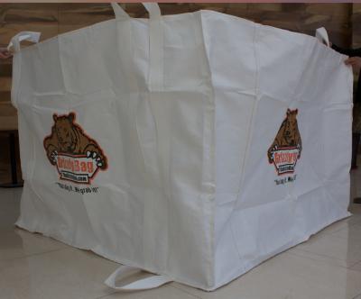 Cina 1000kg 1500kg Recycling FIBC Dumpster PP Skip Bag For Construction Waste Garbage in vendita