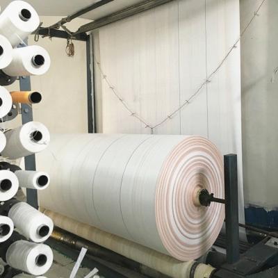China PP geweven buisvormige plaat gelamineerde gecoate stofrol voor big bag Te koop