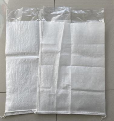 Cina 25kg PP Woven Sand Bags With Customized Size Load Rubber Granules in vendita