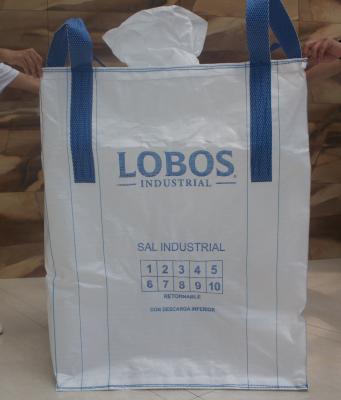 Cina 500kg 1200kg 1 tonnellata 2 tonnellate di Bean Jumbo Bulk Big Bags per la sabbia del cemento in vendita