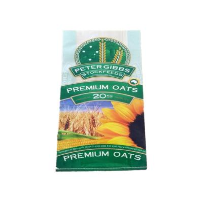 China Agricultural BOPP Woven Bag Laminated For Packing Rice Flour Wheat Grain Feed Te koop