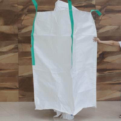 Cina La massa enorme del fondo piatto superiore della gonna insacca 500Kg per borsa di plastica chimica della sabbia pp la grande in vendita