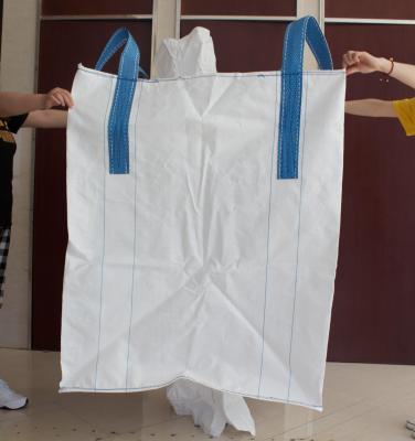 Cina Becco inferiore di scarico dei pp del becco superiore enorme non rivestito di plastica della borsa su misura per farina in vendita