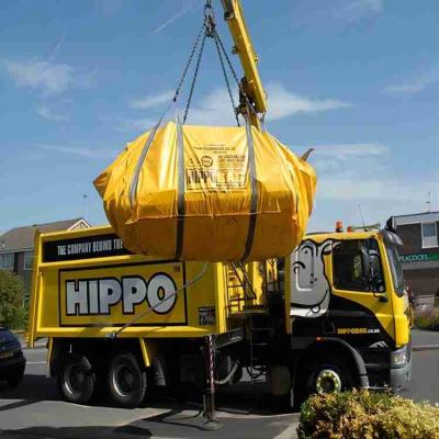 China 2500kg 3 Yards Dumpster-Zakskip Zak voor het Afval van de de Tuinbouw van de troepverwijdering Te koop