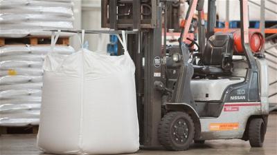Cina Cina Big Factory Wholesale FIBC Bag 1000kg 1500kg Blue Loops Beccuccio bianco Extra forte Buon servizio minerario in vendita