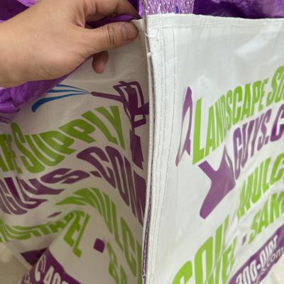 Cina Borsa in serie enorme impermeabile del 1 iarda BOPP Laminationed pp grande FIBC per suolo in vendita
