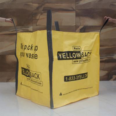 China 3 yard Lawn Leaf Container Waste Skip Bags For Garden Garbage dumpster bag Te koop