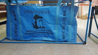 China 1 Kubikellen-Müllcontainer-Taschen-blaue Sprungs-Tasche für Kram-Abbau in US-Bau-Tasche zu verkaufen