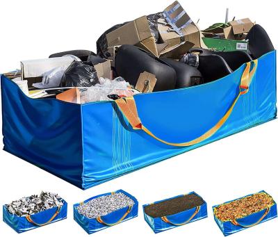 China 1 Kubikellen-Müllcontainer-Taschen-blaue Sprungs-Tasche für Kram-Abbau in US-Bau-Tasche zu verkaufen