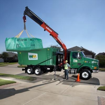China Groenachtig blauwe 1 yardskip Zak voor de Zak van de bouwmaterialendumpster van het tuinafval Te koop