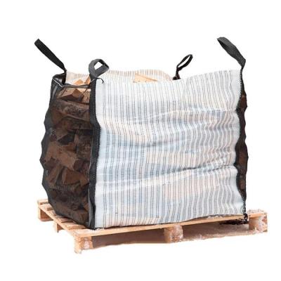 Cina Big Bales and Pallets Ventilated Big Bags with 500kg-1500kg SWL in Black and White in vendita