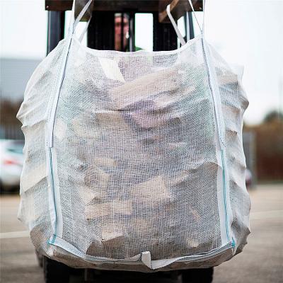 Cina Big Bales and Pallets Ventilated Big Bags with 500kg-1500kg SWL in Black and White in vendita