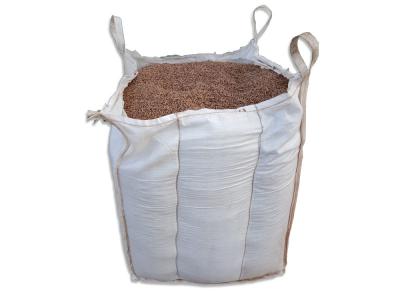 Cina 1-2 tons FIBC bulk bag With Baffle Qbag Pp big bags for Packing tapioca corn wheat grain in vendita