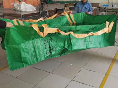 China 4 Yards Afvalzak Verwijdering van afval Bulkzak Tuinafvalzakken 2 zijden Print voor bouw afval Te koop