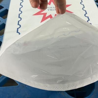 China 53*75cm Costomized Printed PP Woven Bags Sacks With PE inner Liner For Packaging Sugar à venda