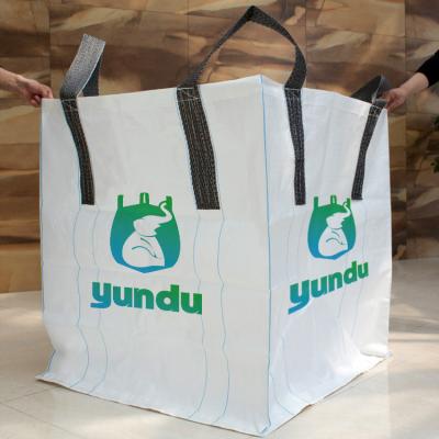 Cina Busta sfusa FIBC personalizzabile con baffolo Busta sfusa circolare da 1 tonnellata in vendita