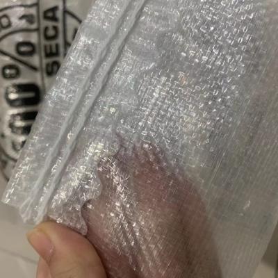 China Transparante pp geweven zakken 25kg 50kg te koop 100% polyethyleen grondstoffen Te koop