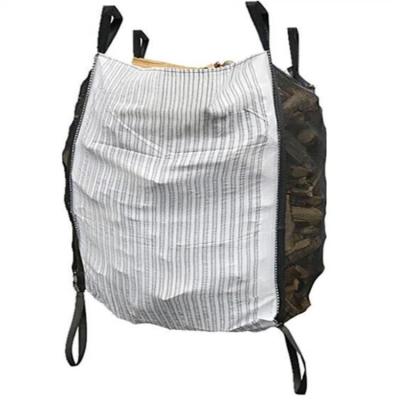 China Vuurhout Luchtventilatie grote zak Bulk Bag Grootte 100*100*150cm vuurhout zakken te koop Te koop