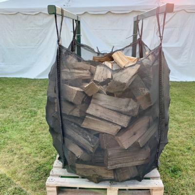 China UV-bestendige vuurhout bulkzak met 1000-1500KG SWL 100*100*150cm open top Te koop