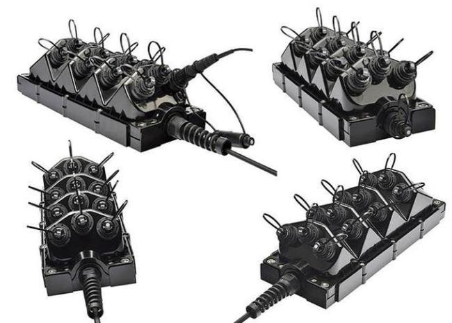 Impermeabilizzi 12 la scatola terminale a fibra ottica 0 di Mini Off Road Antenna ODVA IP68 della chiusura del centro