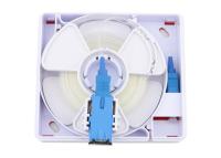 China Rosette with Pre-connectorized Invisible Cable Spool Fiber Interface Wall Plates Adaptor Module for sale