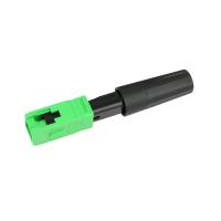 China Integrated screw clip, push-pull ring, SM, 50mm, for drop cable, flat input, SC/APC Field Installable Connector for sale