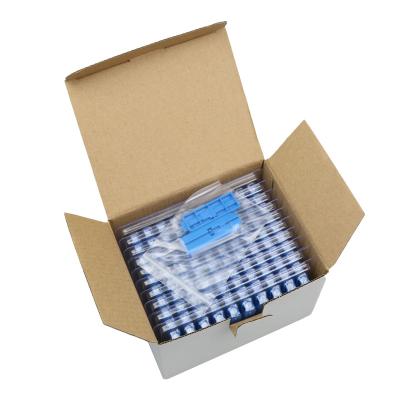 China Integrated screw clip, push-pull ring, SM, 50mm, for drop cable, flat input, SC/UPC Field Installable Connector for sale