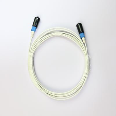 China Indoor double-ended prefabricated hybrid fiber optic cable assembly with SC XC connector for sale