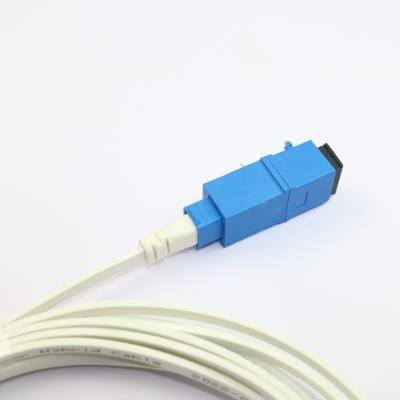 China Indoor double-ended prefabricated hybrid fiber optic cable assembly with SC XC connector for sale