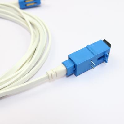 China Indoor double-ended prefabricated hybrid fiber optic cable assembly with SC XC connector for sale