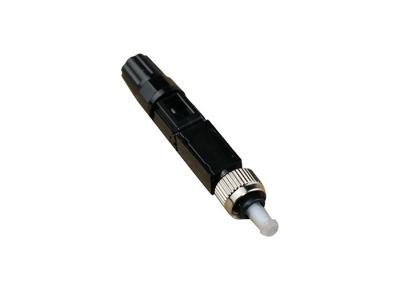 China Black 55mm FC UPC Fiber Optic Fast Connectors for sale