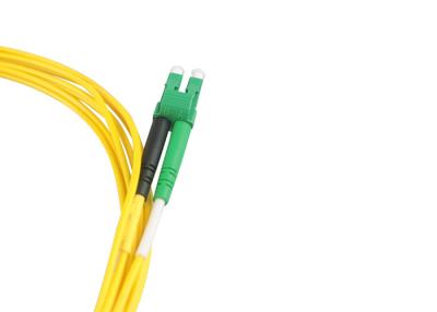 China LC Duplex 2.0mm SM 5m Fiber Optic Patch Cord Fiber Optic Jumper Patch Cords for sale