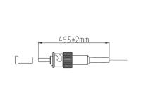 China ST UPC SX 0.25dB  Fiber Optic Patch Cords for sale
