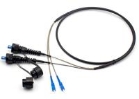 China Waterproof ODVA SC UPC RRU BBU Outdoor Cable Assemblies for sale
