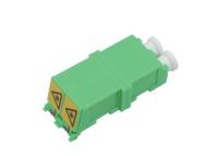 China Flangeless Shutter LC - LC Duplex Fiber Optic Adapter for sale