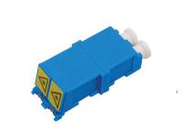 China Flangeless Shutter LC - LC Duplex Fiber Optic Adapter for sale