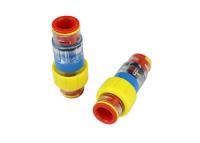 China Gas Block Micro duct Connectors with Locking Clips for sale