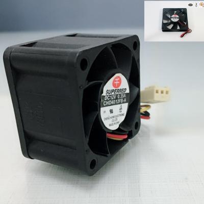 Cina Il tipo di raffreddamento nero CC ha alimentato il fan di CC del fan 45 CFM 25dBA 80x80x25 12V in vendita