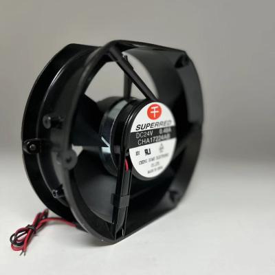 Cina ventilatore senza spazzola CC nero 12V 120x120x25mm con cuscinetto a sfera/cuscinetto a manica in vendita
