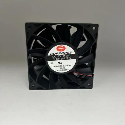 中国 カスタマイズされたサイズDC CPUファン3のピン コネクタの黒プラスチックDCの冷却ファン 販売のため