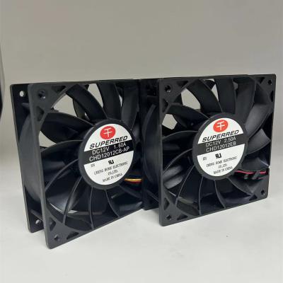 中国 コンピュータのためのDC 12V 80x80x25mmプラスチックPBTの冷却ファン生命35000時間の 販売のため