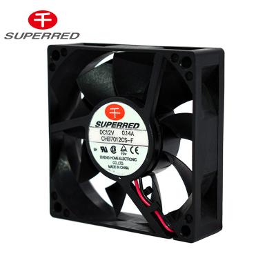 China Fã sem escova do PC da C.C. 12V da caixa 70x20mm do computador da certificação do UL à venda