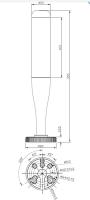 China 24V LED Stack Light ONN M4S-C Foldable Base RYG For CNC Machinery for sale