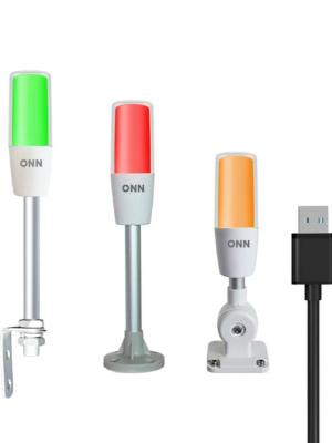 China 7 Colors USB Signal Tower / LED Stack Light Foldable / Pole / L Bracket Mount for sale