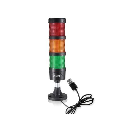 China ONN‑M4F‑USB Modular USB Signal Tower Light RYGBW Software Control Stack Light 1‑5 Layers For Inspection Automation Equipment for sale