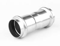 China Custom SS304L SS316L PN25 Press Fit Socket DN10-DN50 Water Pipe Fitting for sale