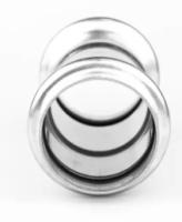 China Custom SS304L SS316L PN25 Press Fit Socket DN10-DN50 Water Pipe Fitting for sale